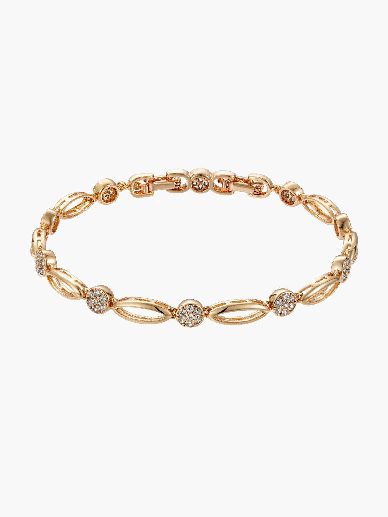 Жесткий браслет, циркон