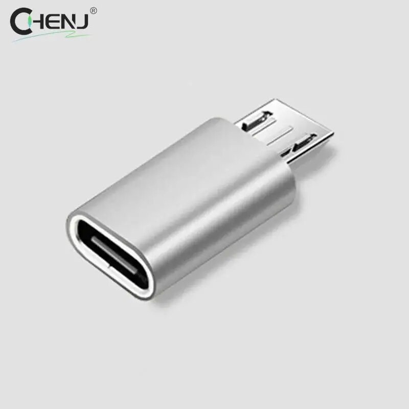 Переходник USB Type-C на Micro USB Silver
