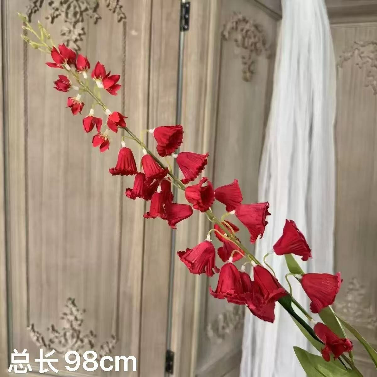 Красная серия искусственных цветов, китайское свадебное украшение, DIY цветочная композиция, искусственные цветы, наземная композиция, декоративные цветы для сцены
