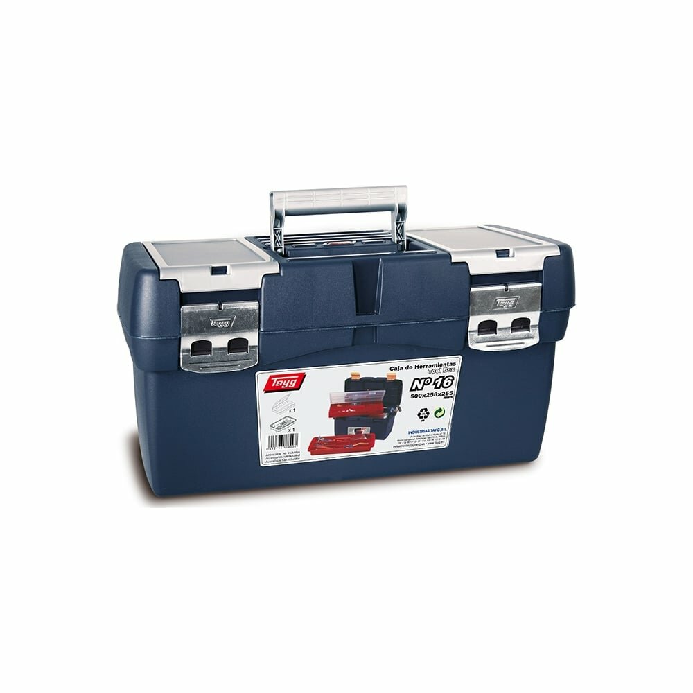 Ящик для инструментов с лотком + органайзер 50х25.8х25.5см №16 Tayg TAY-116001