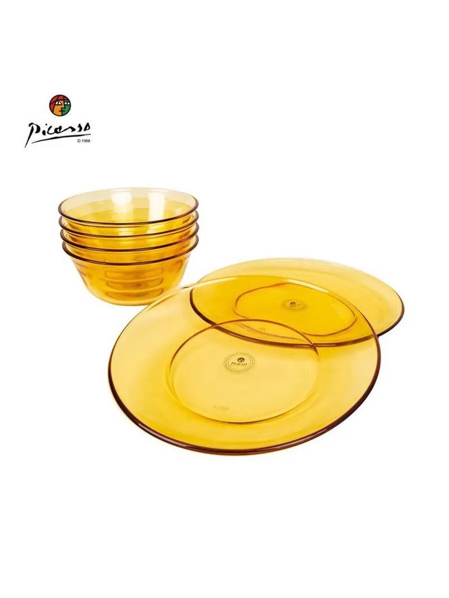 Набор посуды Picasso Orjia 6 предметов, жаропрочный