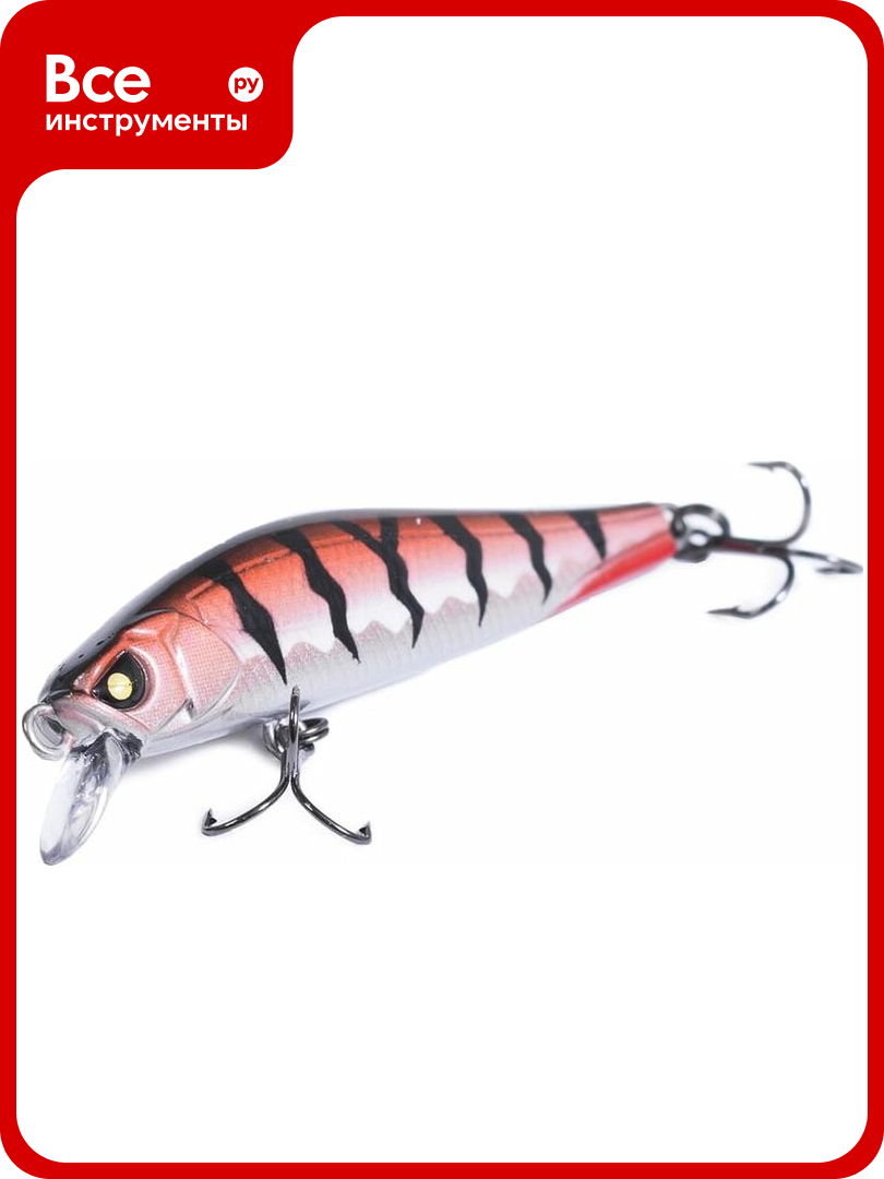 Воблер‑суспендер LUCKY JOHN LJ Pro Series BASARA SP, минноу для твичинга, нейтральной плавучести, тройной крючок