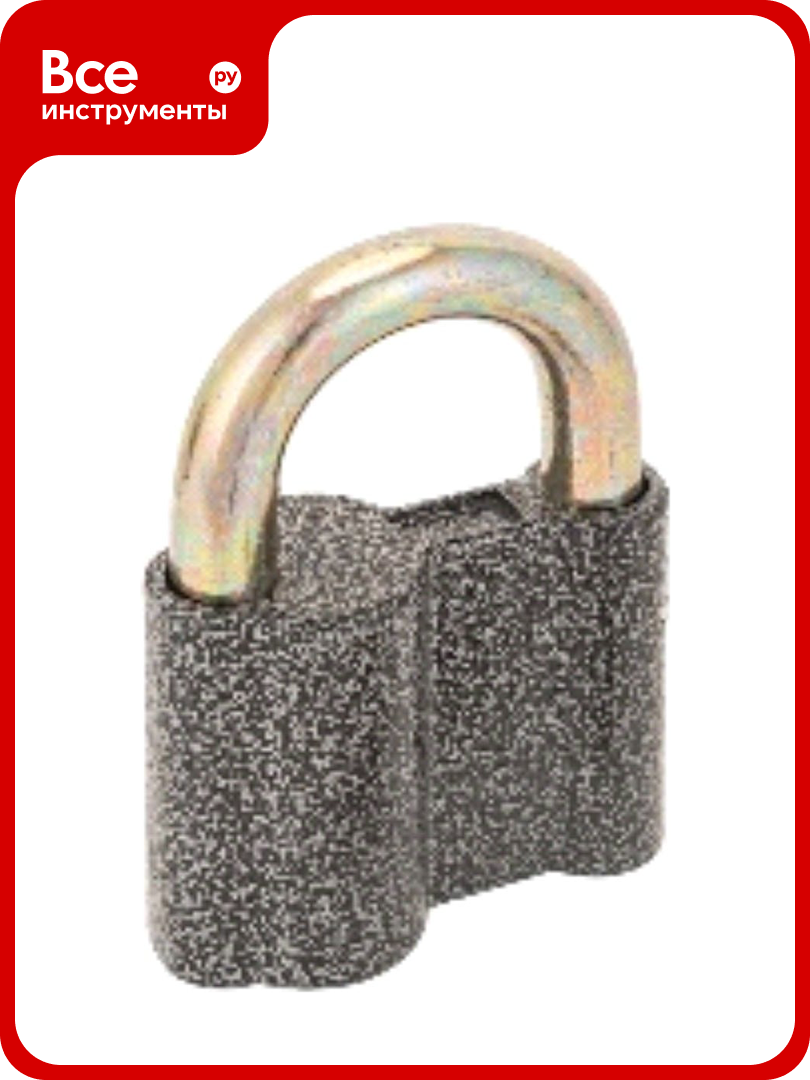 Замок навесной Trodos BC-AL-2-70 алюминий, шагрень серый, блистер 210333, влагозащищенный, дисковый механизм