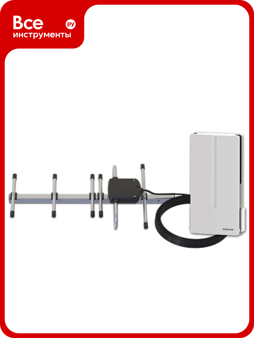 Усилитель сотовой связи и интернета Locus антенна для сотового сигнала MOBI-900 Turbo, для 2G/3G/4G/LTE 109151047