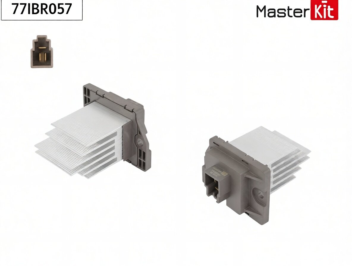Резистор вентилятора Hyundai ix20 (JC)/Kia SORENTO I (JC) 2002 - 77IBR057 MasterKit арт. 77IBR057