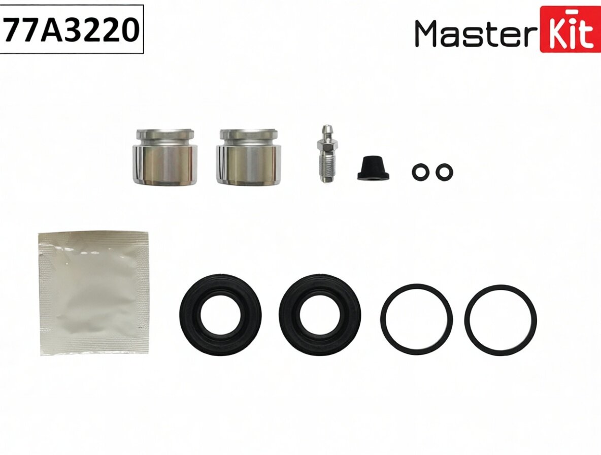 Ремкомплект тормозного суппорта + поршень MERCEDES C-CLASS (W202) 3-93-5-00 77A3220 MasterKit арт. 7