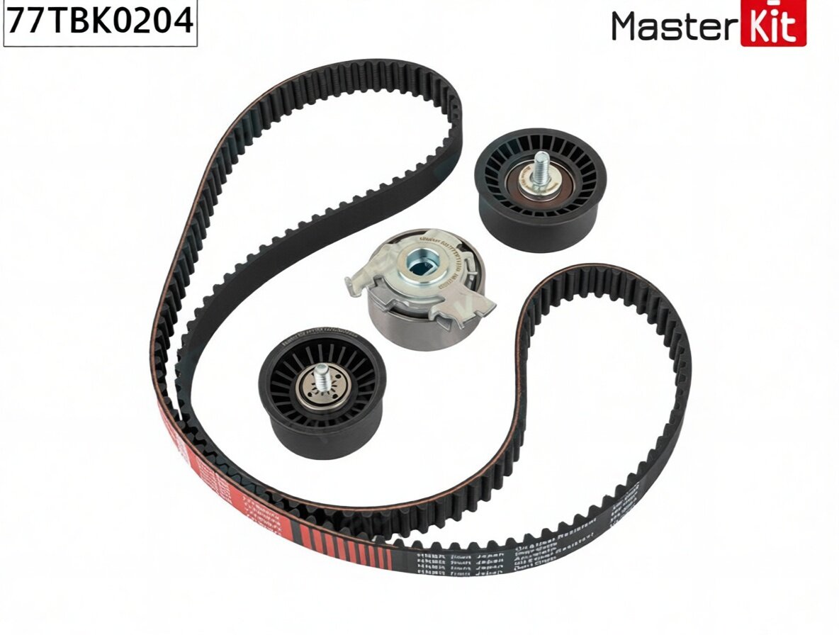 Комплект ремня ГРМ 77TBK0204 MasterKit арт. 77TBK0204