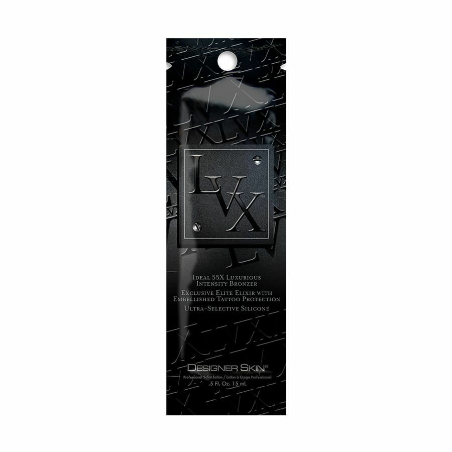 Лосьон для загара Designer Skin LVX 55x, тёмный бронз саше, 15мл