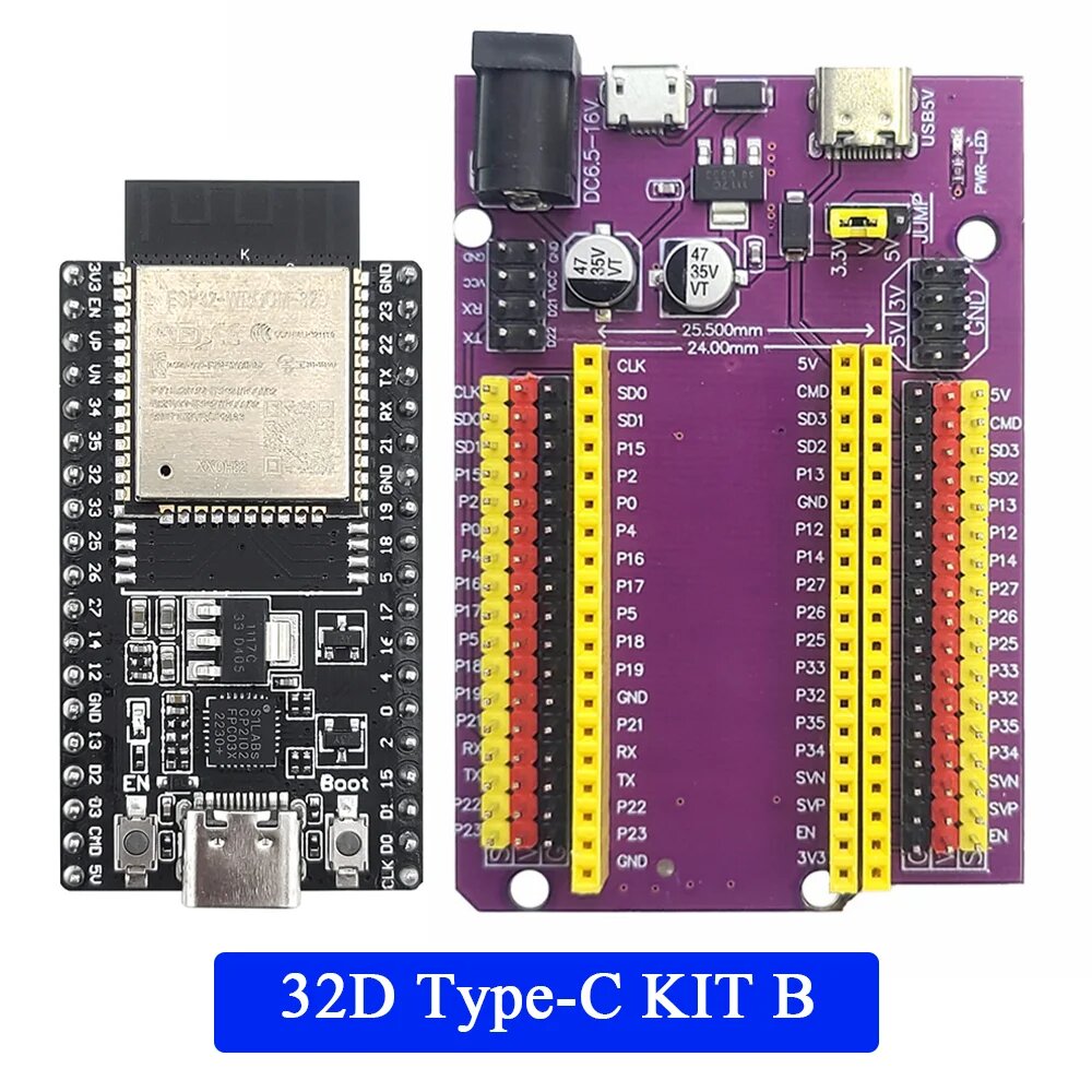 ESP32-32D ESP32-32U плата разработки 1pcs, 32D Type-C KIT B