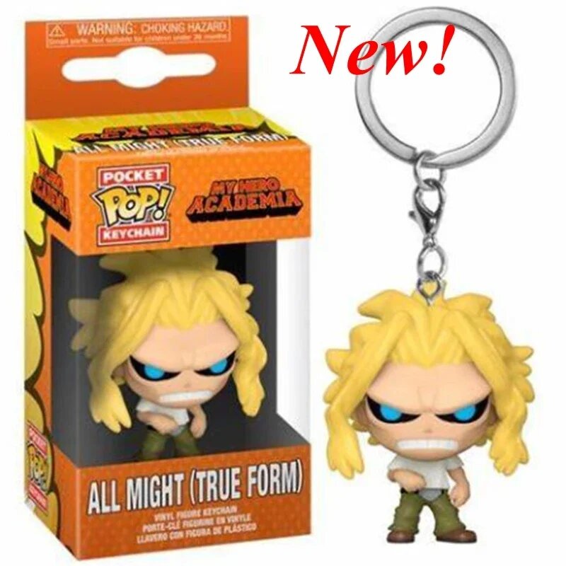 Funko Pocket Keychain My Hero Academia All Might (True Form), Цвет: 10