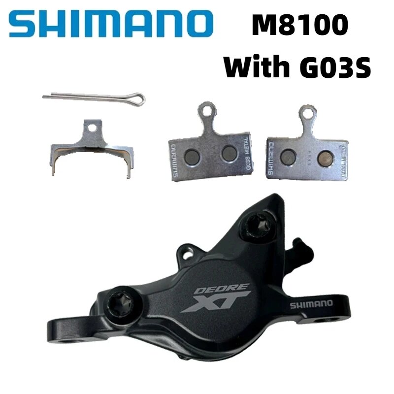 Shimano Deore XT BR-M8100 с колодками G03S