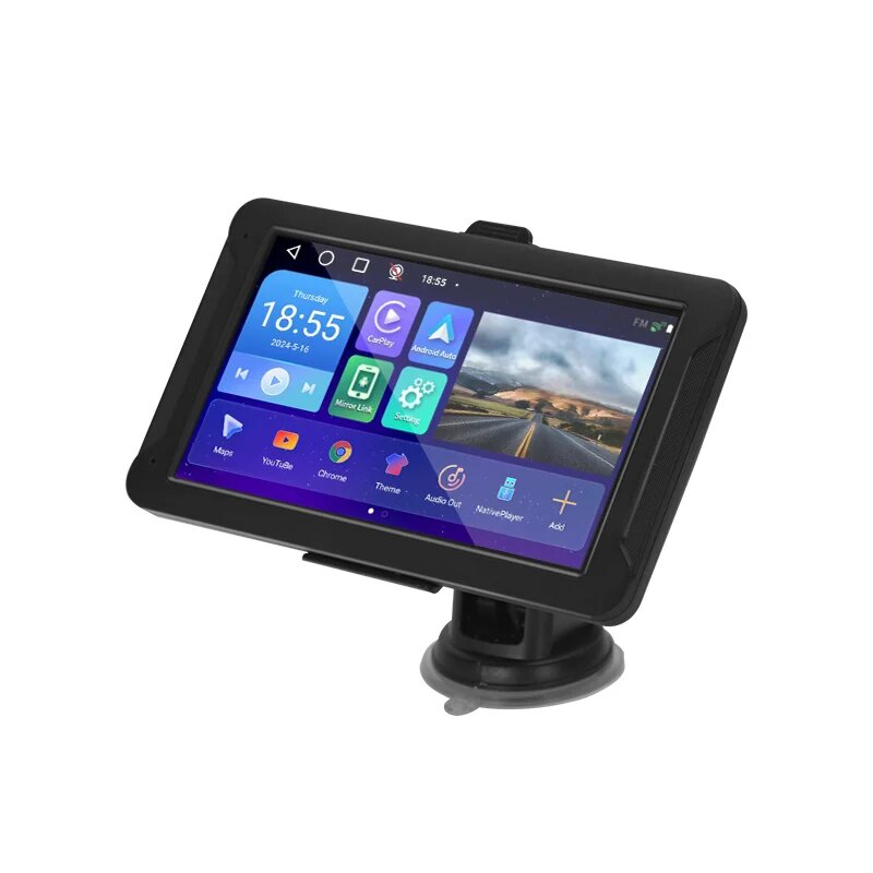 KMDRIVE 7-дюймовая ОС Android GPS-навигация Carplay Android Auto 2 ГБ ОЗУ 32 ГБ