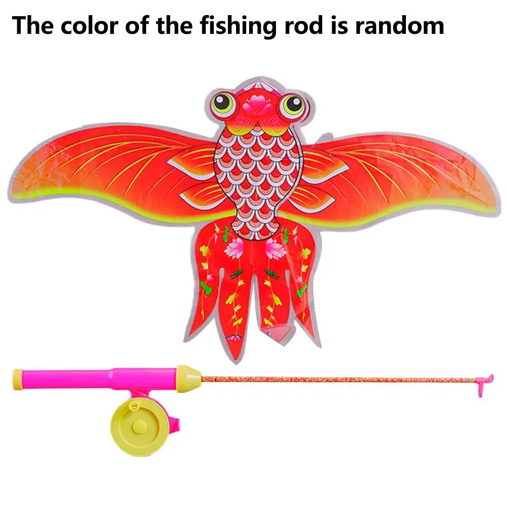 Детский воздушный змей "Орел", цвет fish
