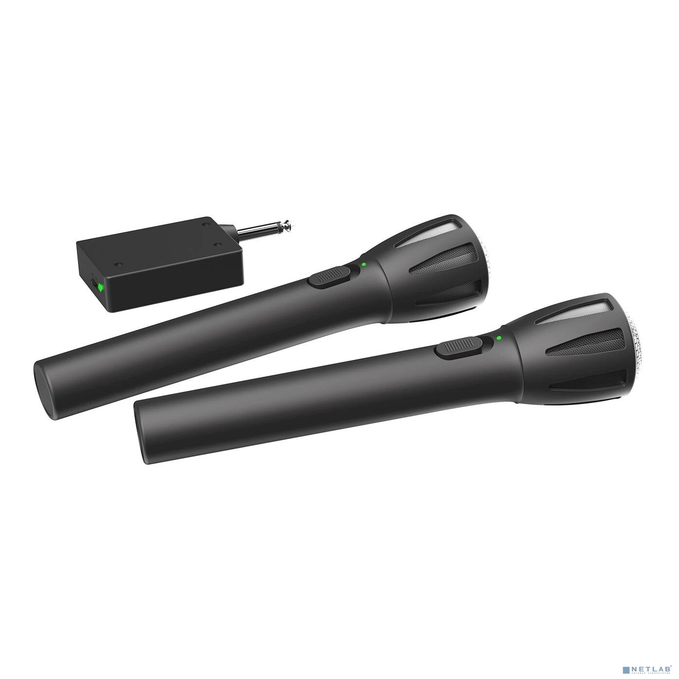 RITMIX RWM-302 black {Част. хар-ка: 50 Гц-15 кГц, сопрот: 600 Ом, чувств: -72 дБ, пит. микрофона: 1,5 В, пит. приемника: 1,5 В}