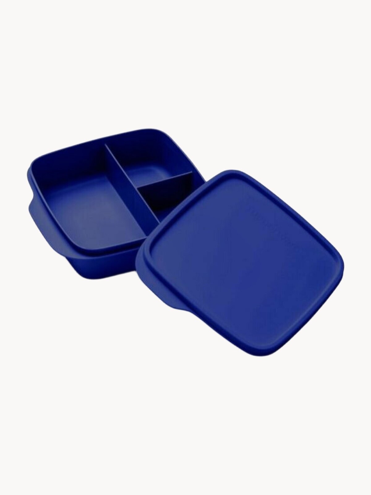 Контейнер с разделителями и крышкой "Школьник " синий. Tupperware