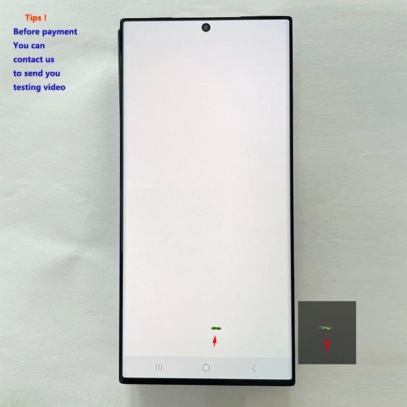 SUPER AMOLED S23U ЖК-дисплей для Samsung S23 Ultra 5G S918E S918B S918U ЖК-дисплей -999-Black Frame