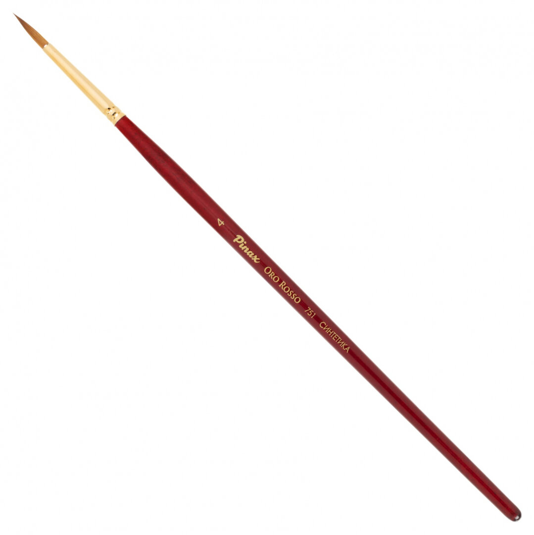 Pinax Кисть Pinax "Oro Rosso", синтетика, круглая №4