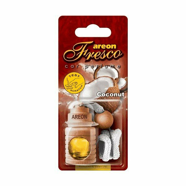Автохимия AREON Ароматизатор для автомобиля AREON "FRESCO" COCONUT (кокос) FRTN10
