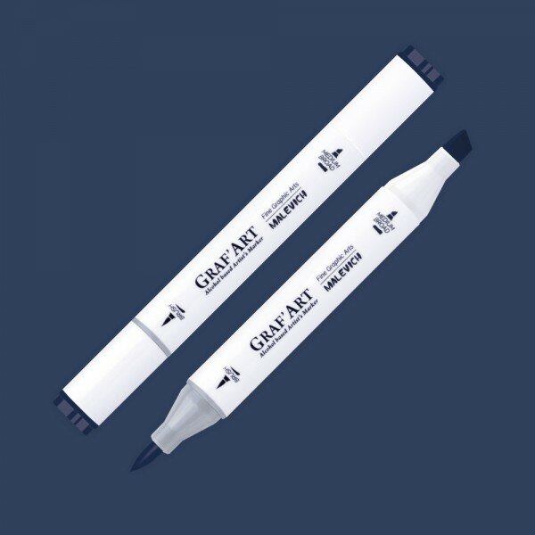 Маркер спиртовой Малевичъ GrafArt Brush, Индиго B609