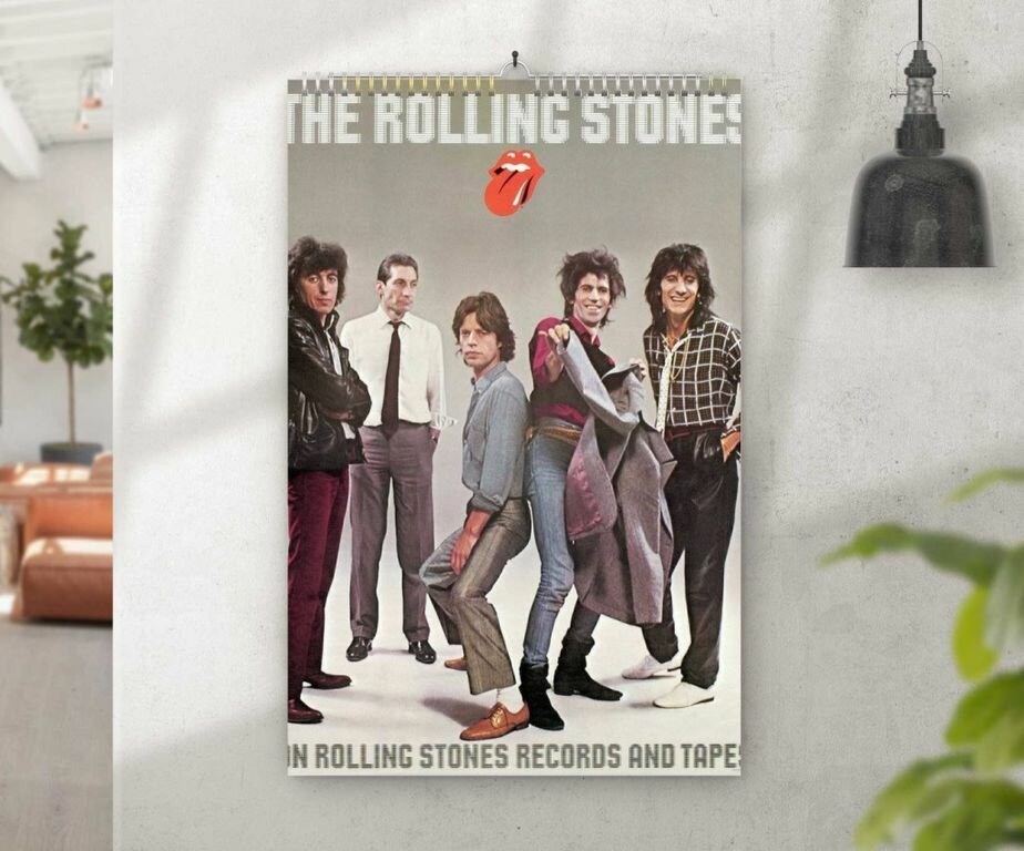 Календарь перекидной The Rolling Stones, Роллинг Стоунз №27, А4