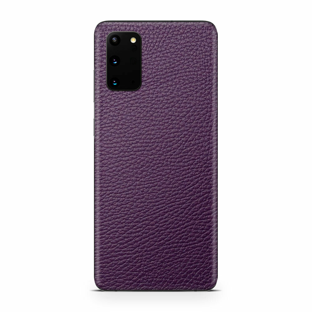 Наклейка Glueskin из натуральной кожи CLASSIC для Samsung Galaxy S20