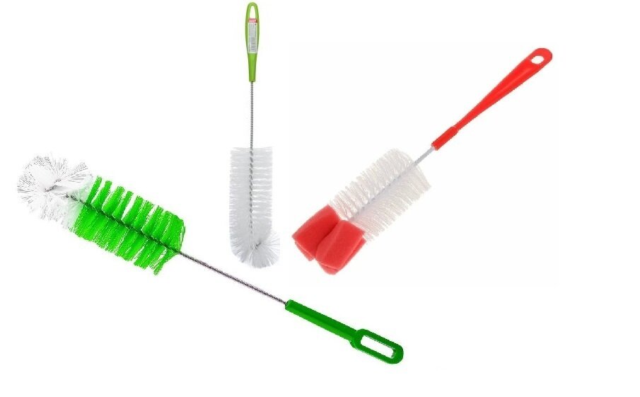 Щетки " Чистюля" для чистки бутылок набор из 3 шт