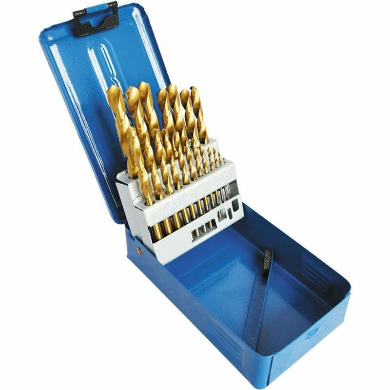 Набор сверл Н 1905 по металлу золото (19 штук) диолд 90014007