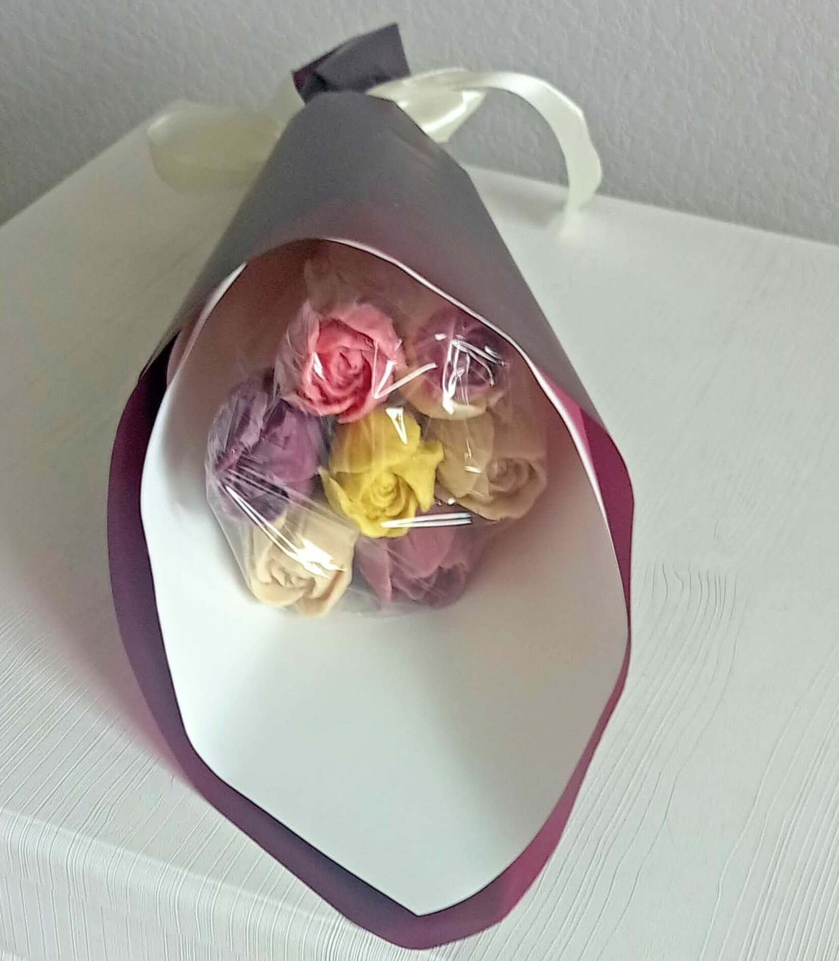 ShokoTrendy Сладкий букет из конфет шоколадные тюльпаны 7 шт