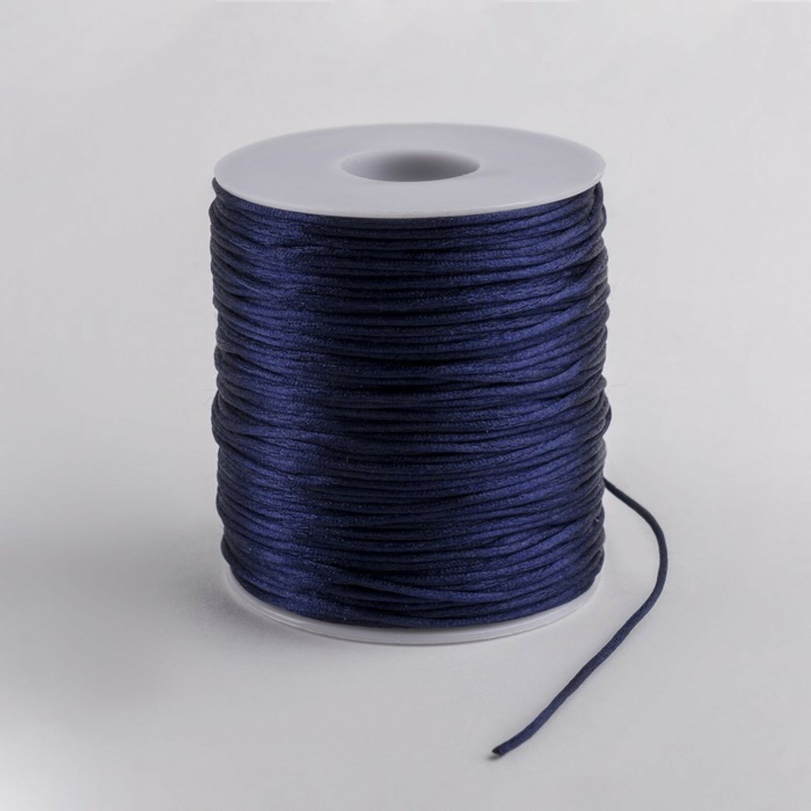 Шнур нейлоновый на бобине d=2мм L=100м, цвет темно-синий, 4445350