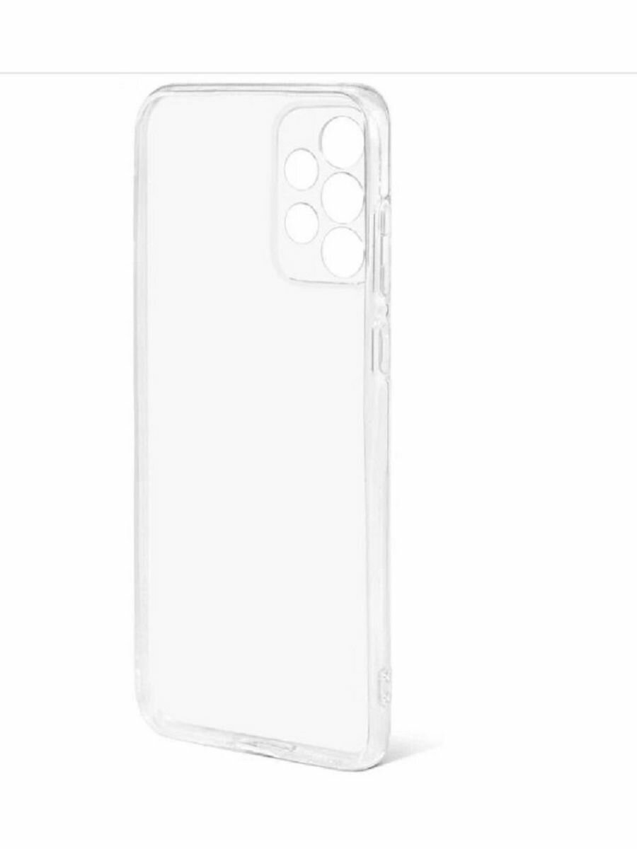 Чехол ilmio для Samsung A13, силиконовый, прозрачный, усиленный. Качество!