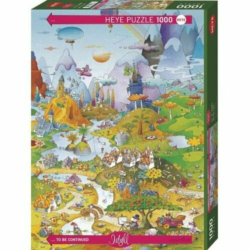 Пазлы 1000 деталей. Идиллия-Озеро 29987, (Heye Verlag GMBH)