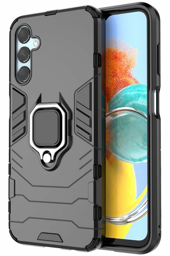 Чехол противоударный для Samsung M14 5G / Самсунг М14 5G (Черный)