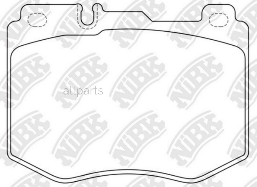 NIBK PN0585 Колодки тормозные MB W205/W213/GLC(X253) 14- передние