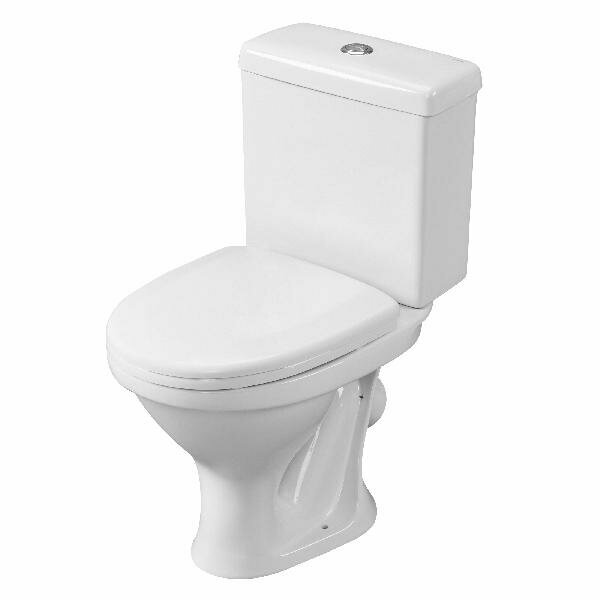 Унитаз-компакт Форвард (косой вып, ниж. подв, 1-реж. арм, сид. полипропилен), SANTERI