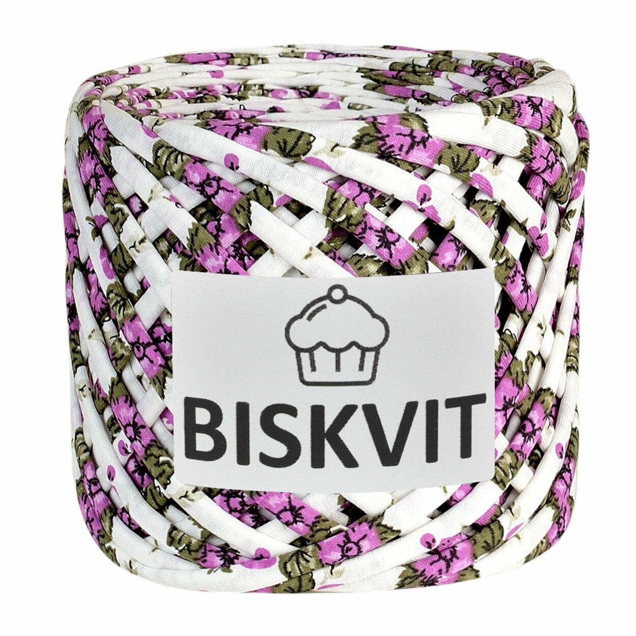 Пряжа Бисквит, Biskvit трикотажная, 330г, 100м, 100%хлопок, Душица (1867) 1 шт