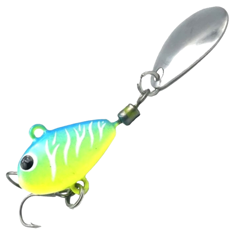 Тейл спиннер UF-Studio Hurricane #ICE Tiger - размер 3 см