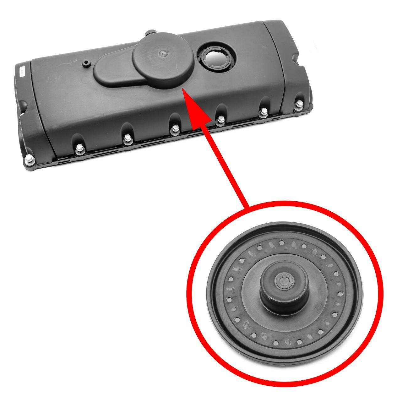 Мембрана клапанной крышки VAG 2.5 TDI 070103469B (070103503E, 07Z103503H)