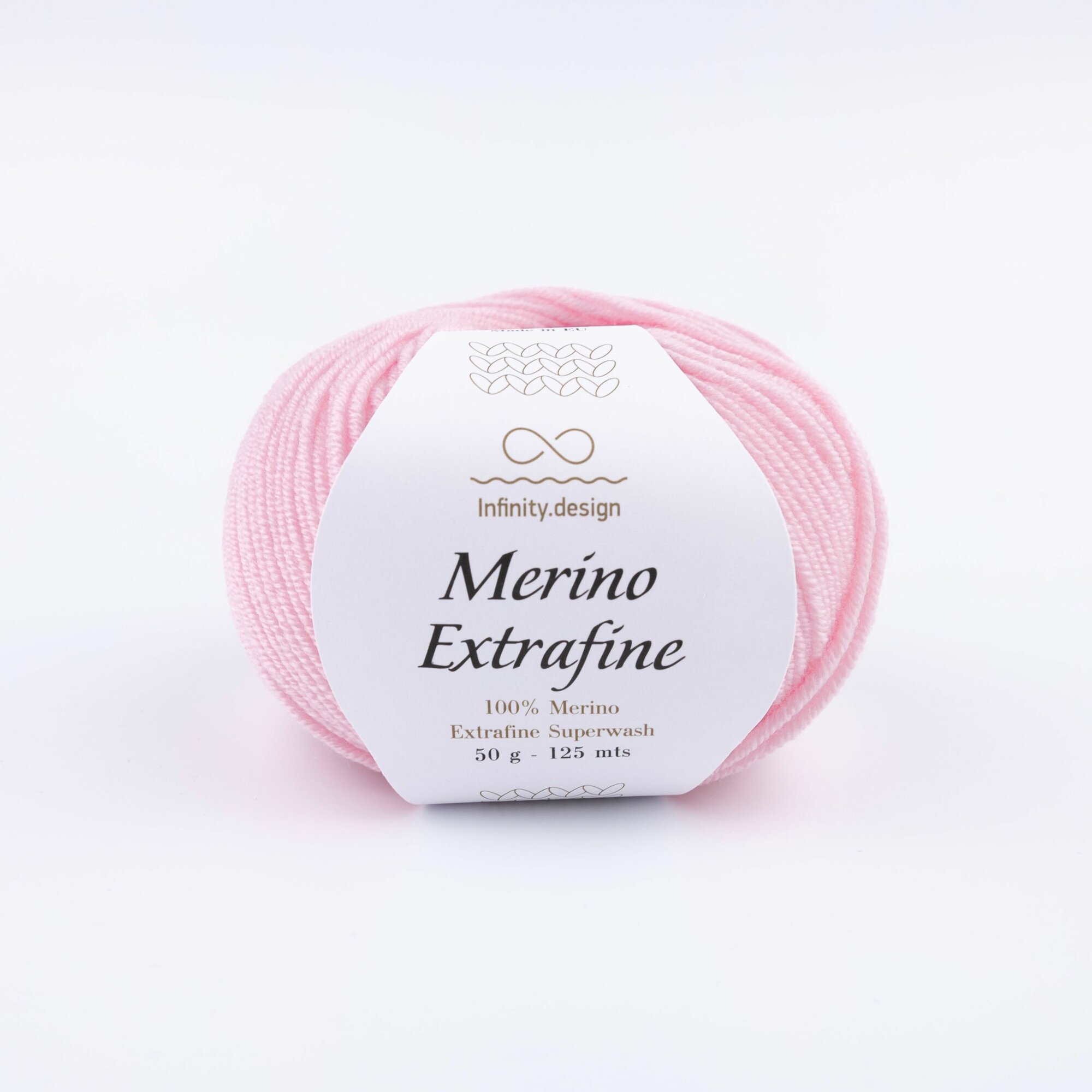 Пряжа INFINITY Merino Extrafine 3911 (1 моток), 100% мериносовая шерсть, superwash, 50г, 125м