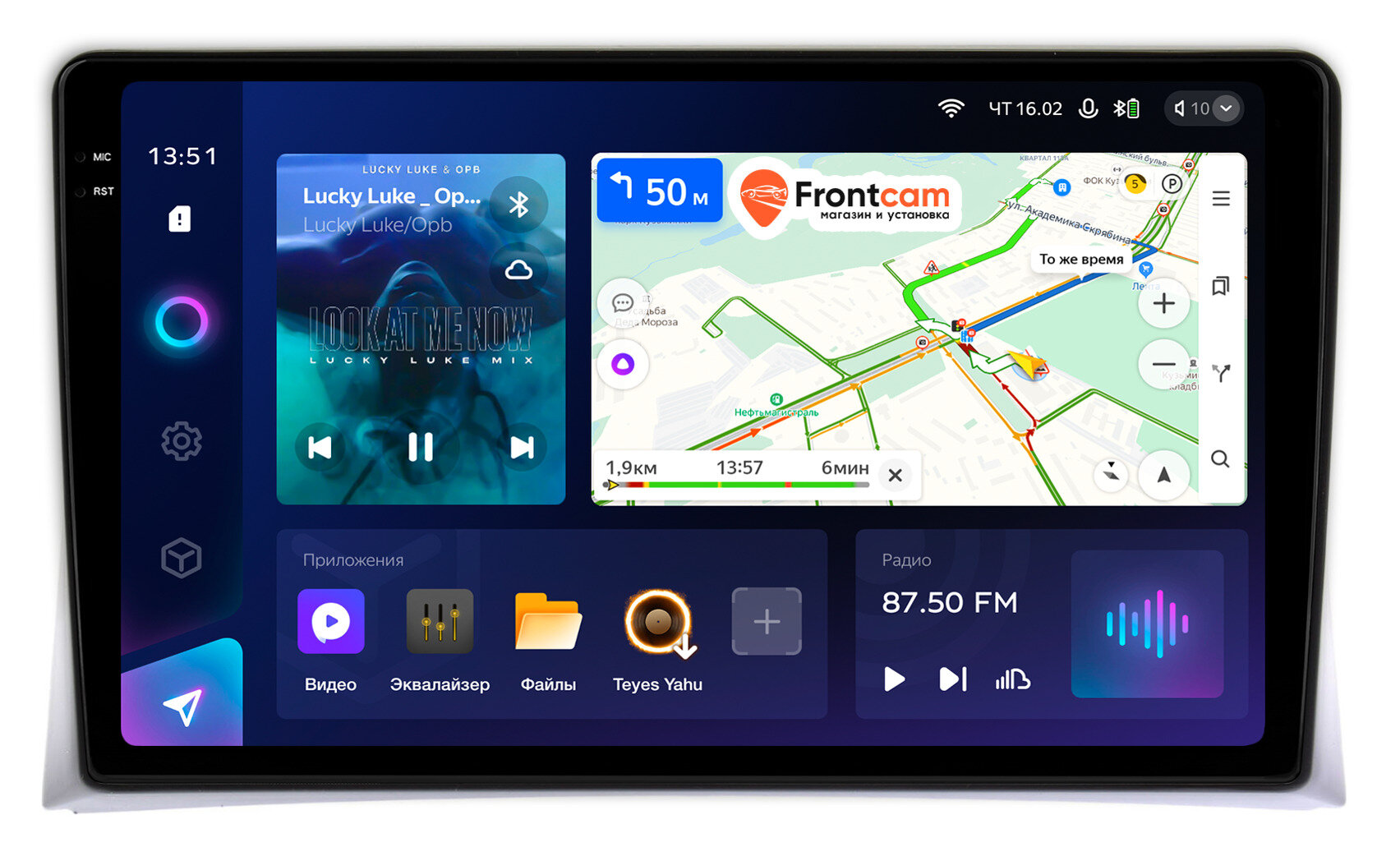 Штатная магнитола Volkswagen Multivan T5 2003-2015 Teyes CC3 2K 6/128 9.5" RM-9-VW074N Android 10 (4G-SIM, DSP, QLed)