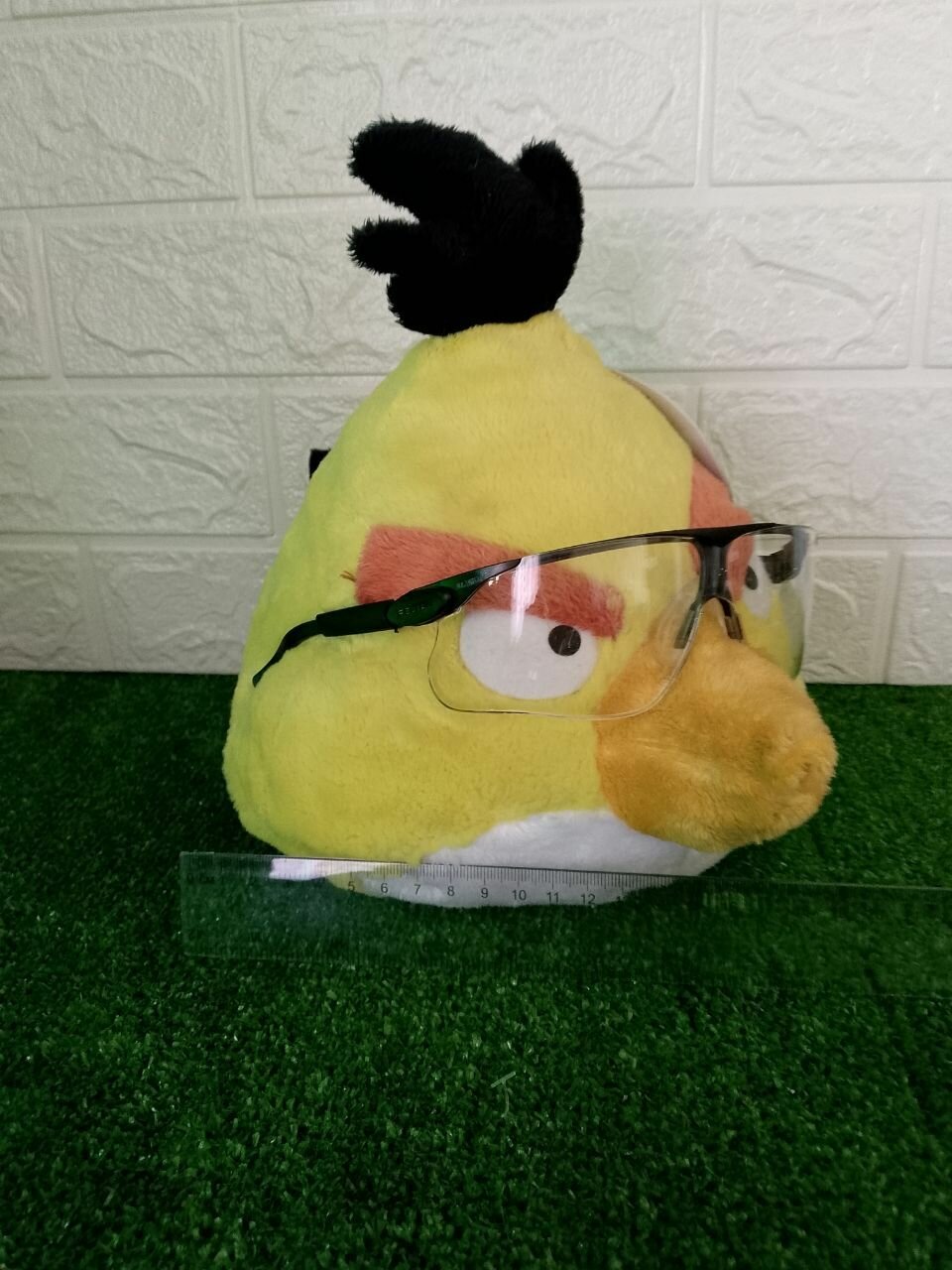 Мягкая игрушка "Angry Birds" chack, Энгри Бёрдс ЧАК жёлтая птица. Без звука!