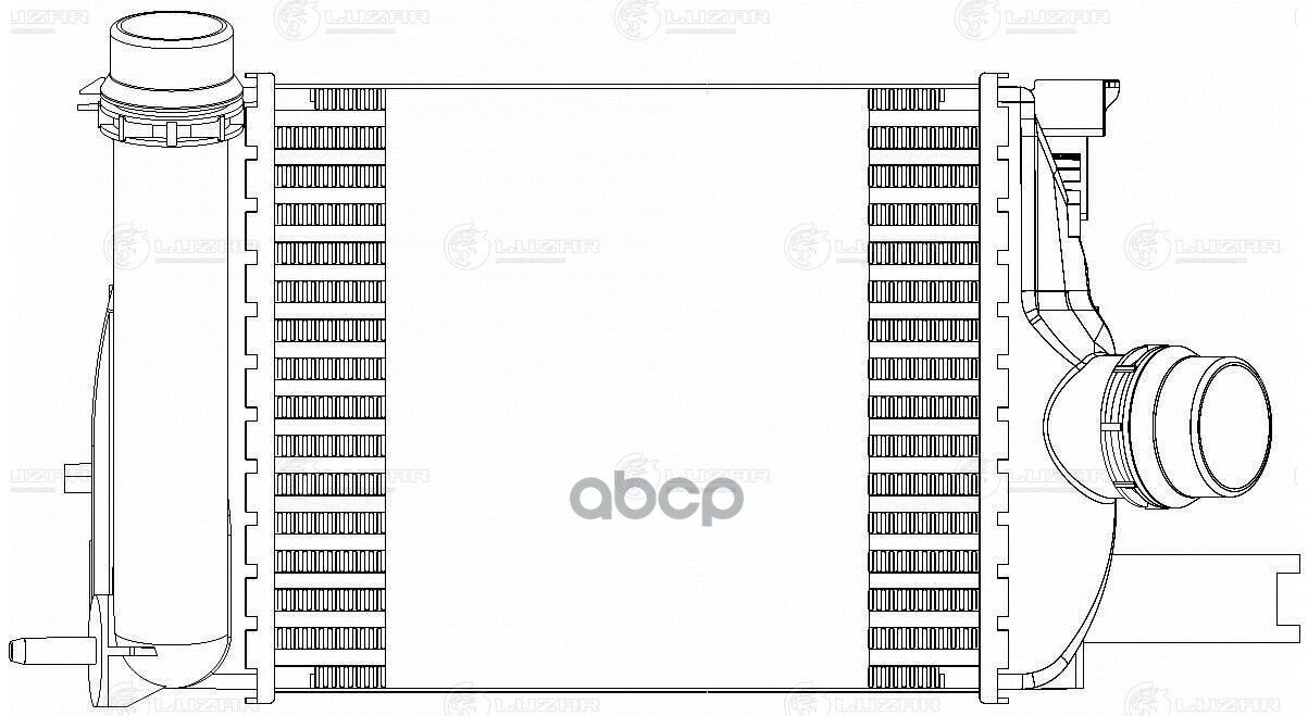 Интеркулер Renault Duster/Arkana 10- 1.5Dci/1.3T