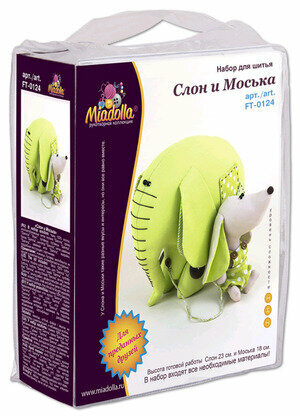 Набор для творчества (Miadolla) НаборДляШитья Слон и Моська (FT-0124)