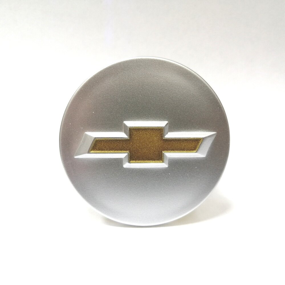 Колпачок, заглушка на диск колеса Chevrolet 58мм. серебристый (1 колпачок)