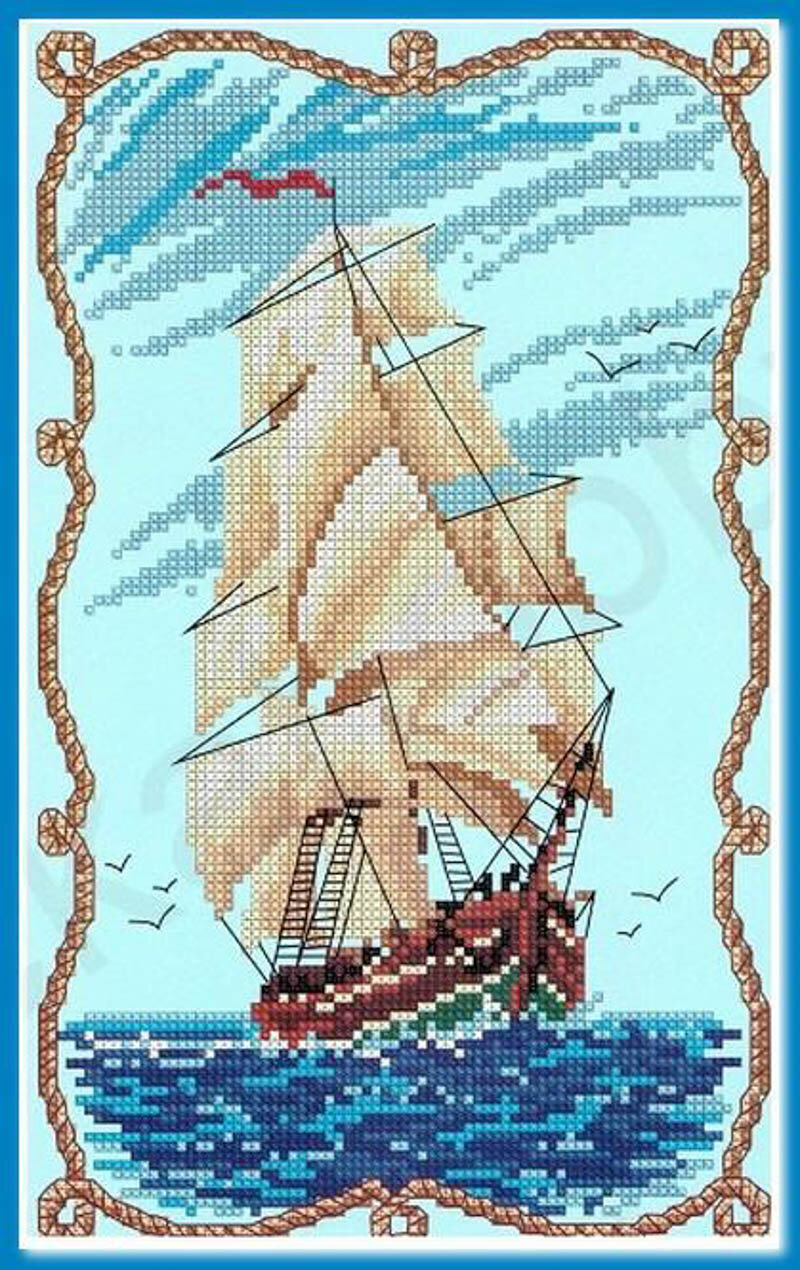 Набор для вышивания 423 Бригантина