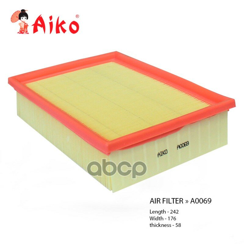 Фильтр воздушный. серия Exclusive AIKO AIKO арт. A0069
