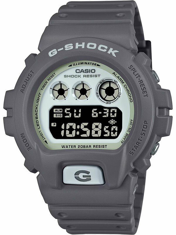 Наручные часы CASIO G-Shock, черный, белый, серый — фото 1