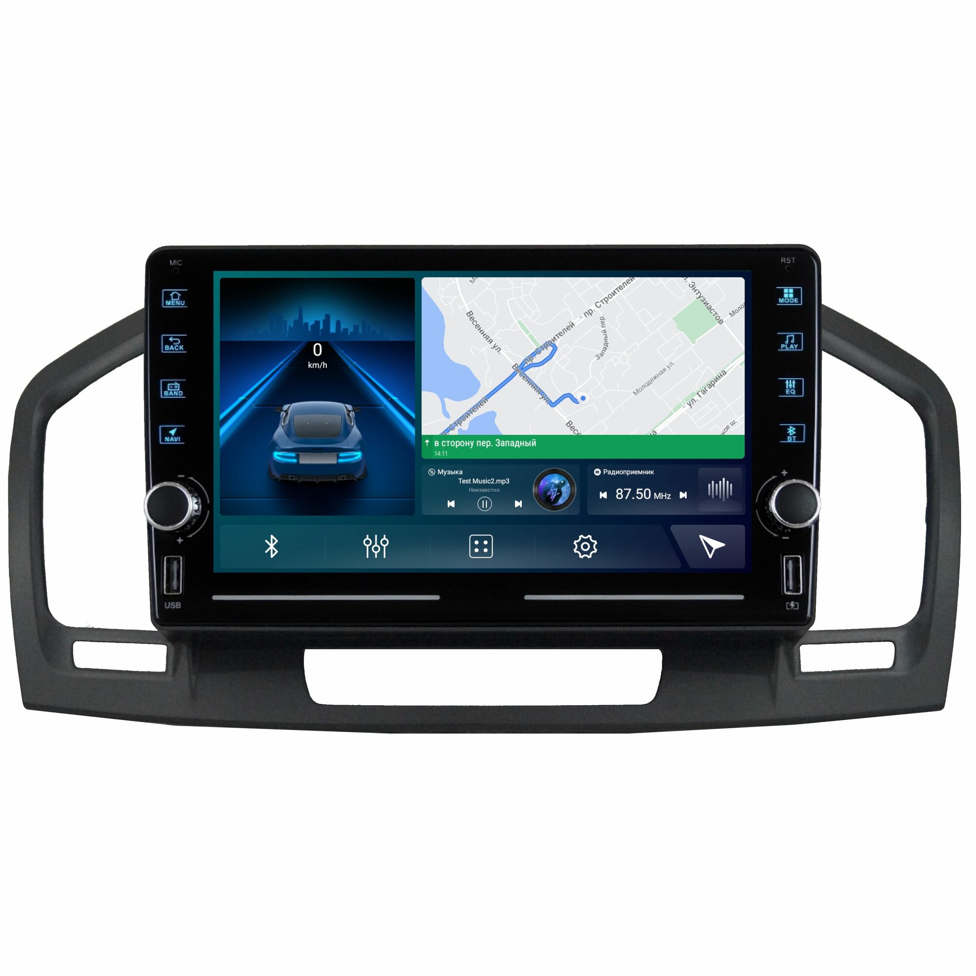 Магнитола R320 Опель Инсигния 2008-2013 Opel Insignia - Android 12 - Процессор 8 ядерный - Память 4+64Gb - CarPlay - QLED - DSP 36 полос - 4G(Sim)