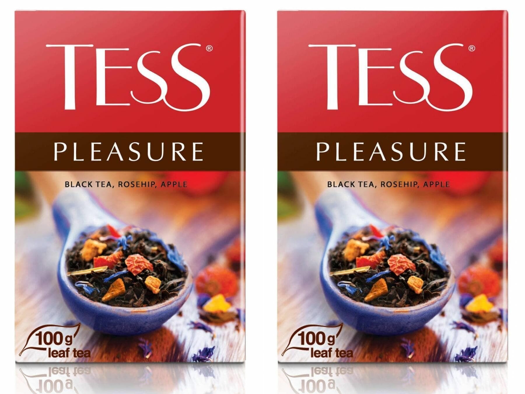 Tess Чай черный Pleasure, листовой, 100 г, 2 уп