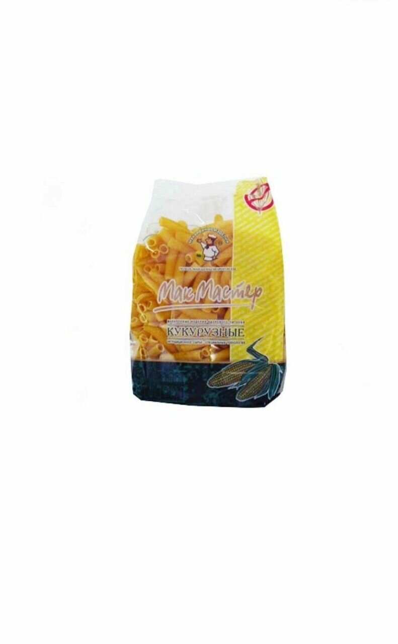 Макмастер Макаронные изделия "Кукурузные" рифленые трубочки 300 гр