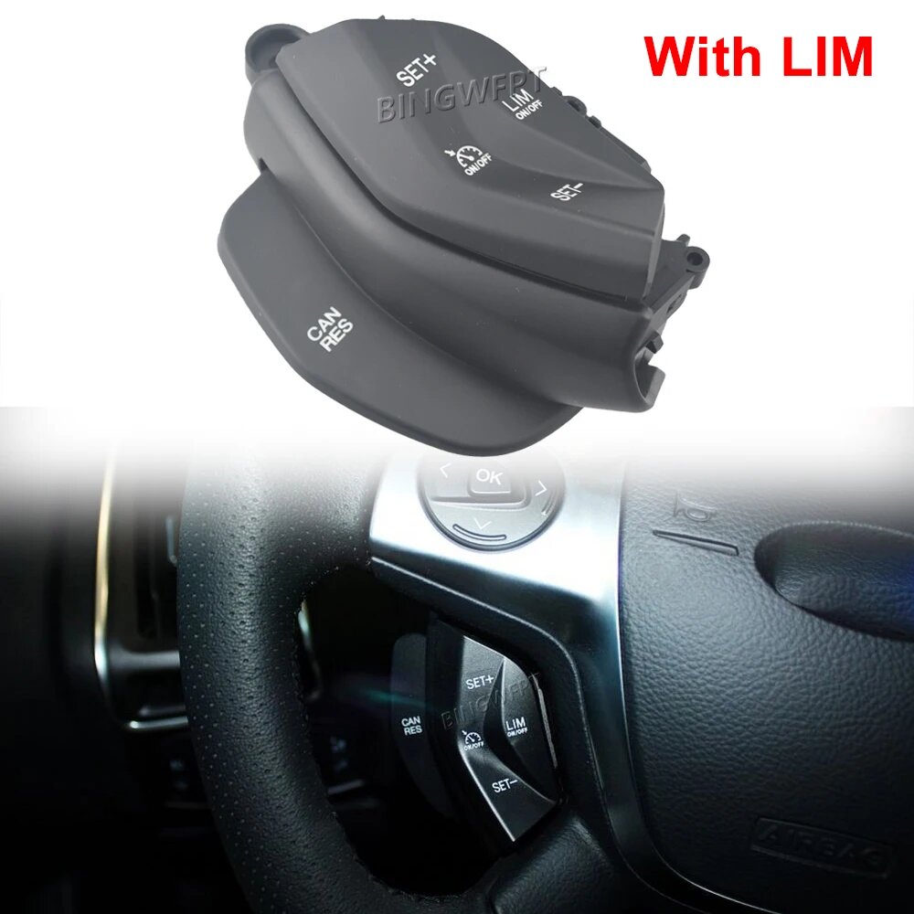 Комплект системы круиз-контроля с переключателем управления скоростью LIM для Ford Focus 3 2012-2014, для Kuga 2012, 2013, 2014, 2015